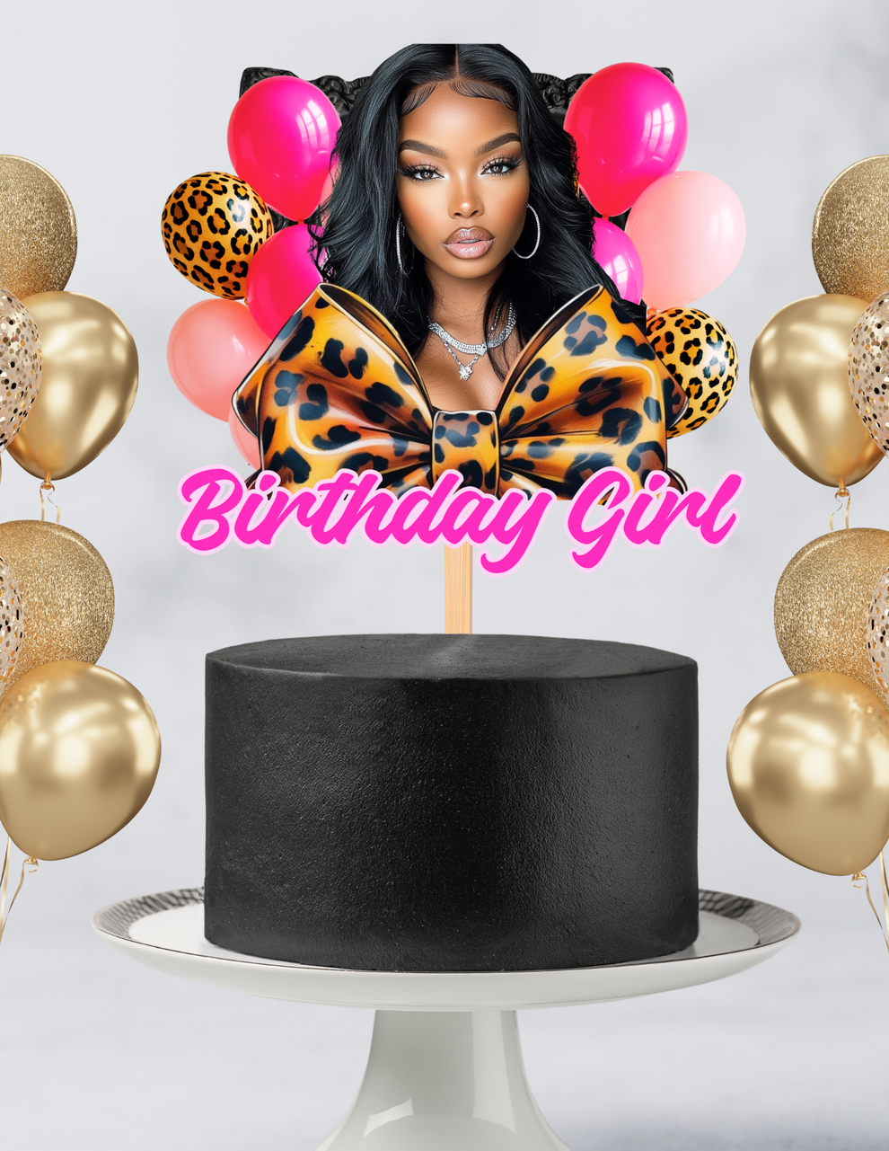 Digital/Printable Cake Topper Templates – Posh Design Co.