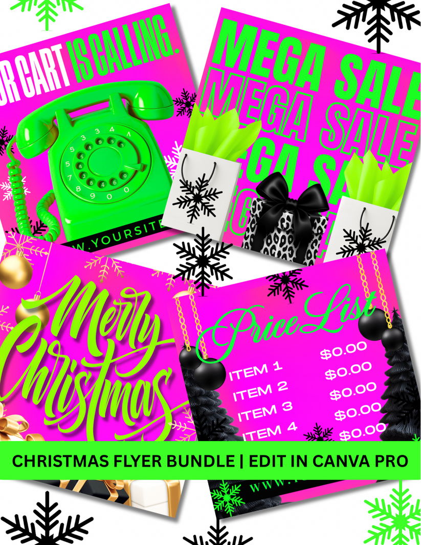 Christmas Flyer Bundle – Posh Design Co.