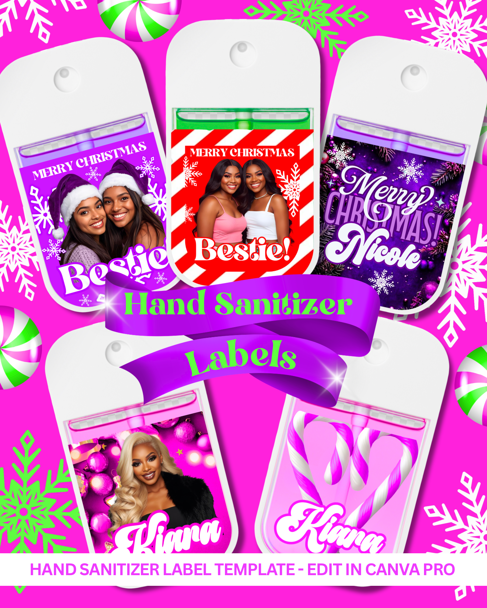 Hand Sanitizer Label Templates – Posh Design Co.