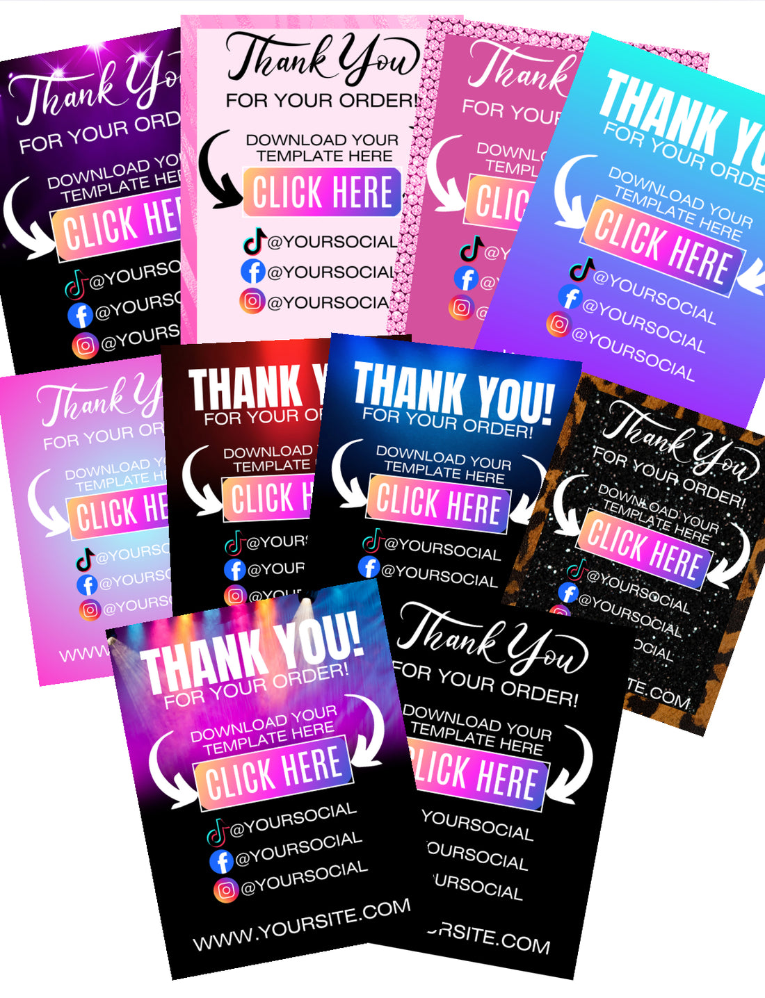 Template Delivery Form Bundle – Posh Design Co.