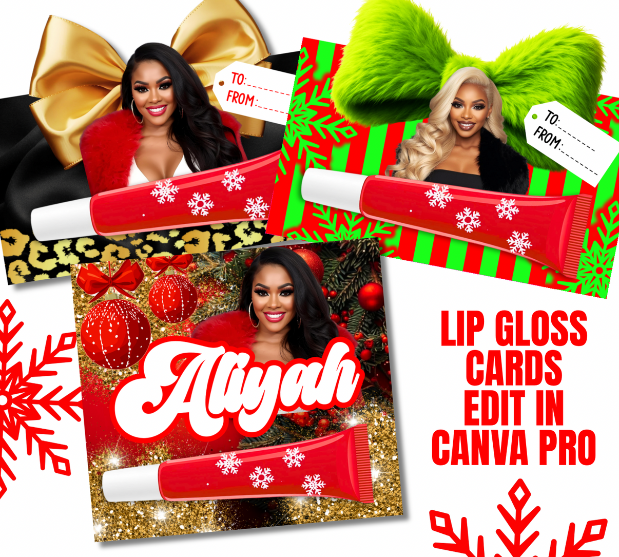 Lip Gloss Cards – Posh Design Co.
