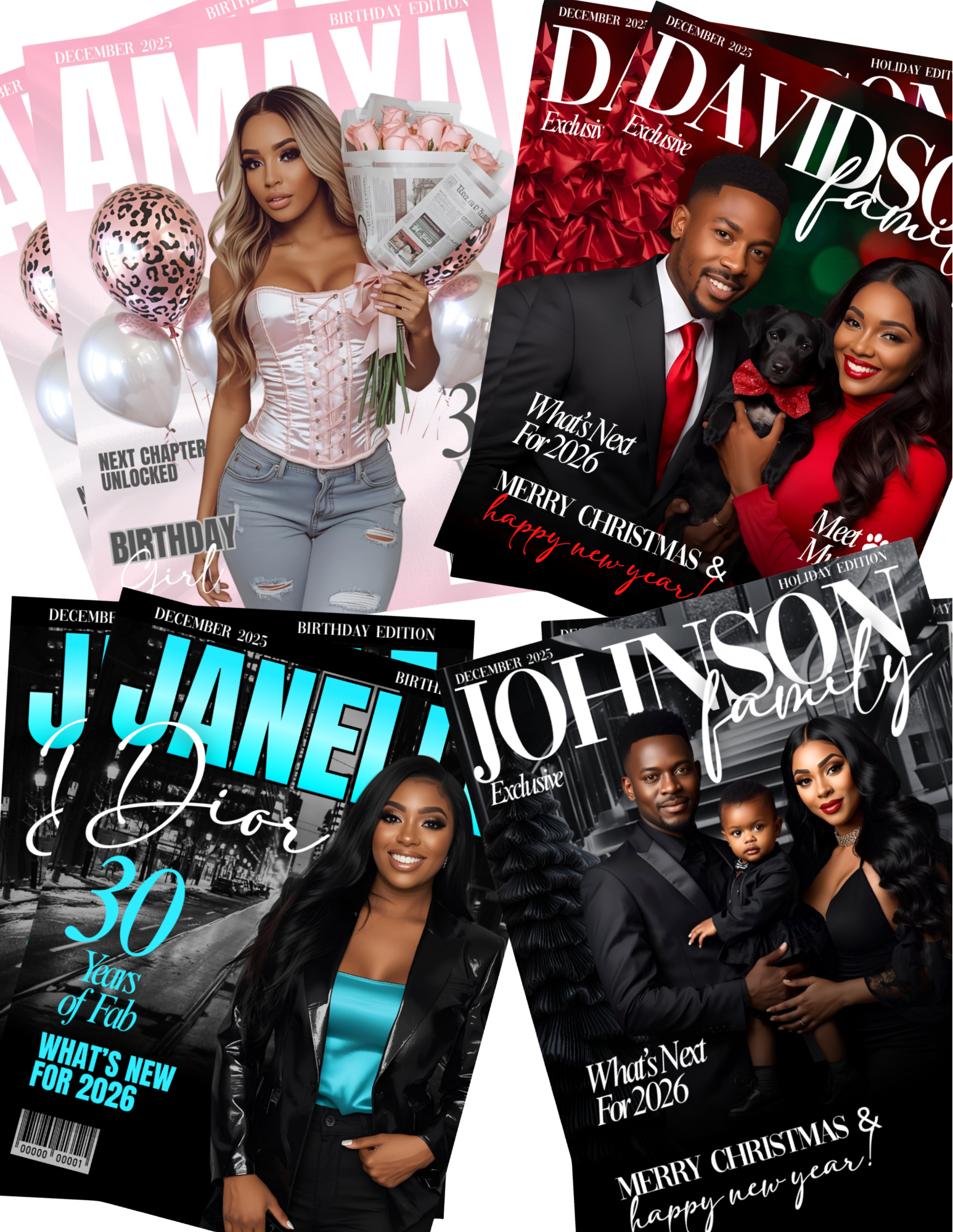 Magazine Cover Template Bundle – Posh Design Co.