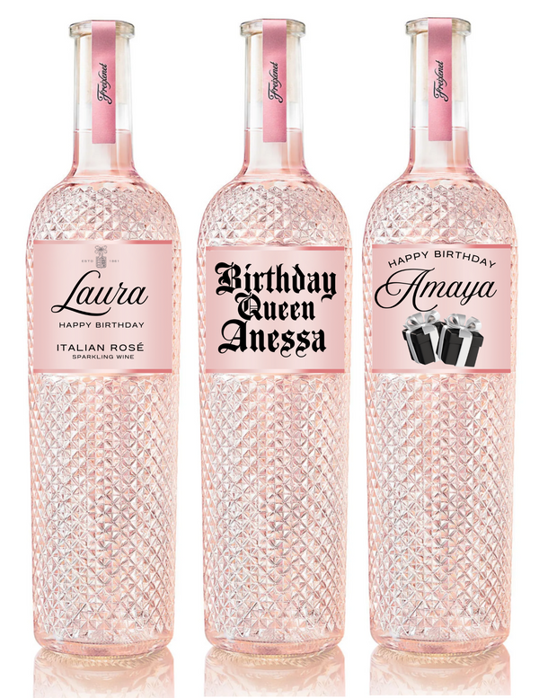 Pink Rose Labels – Posh Design Co.