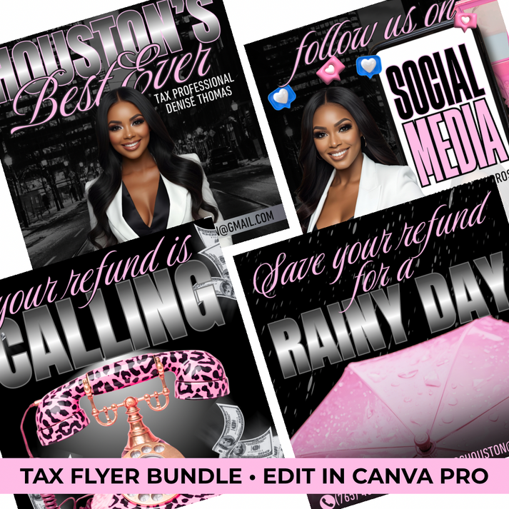 Tax Flyer Bundle – Posh Design Co.