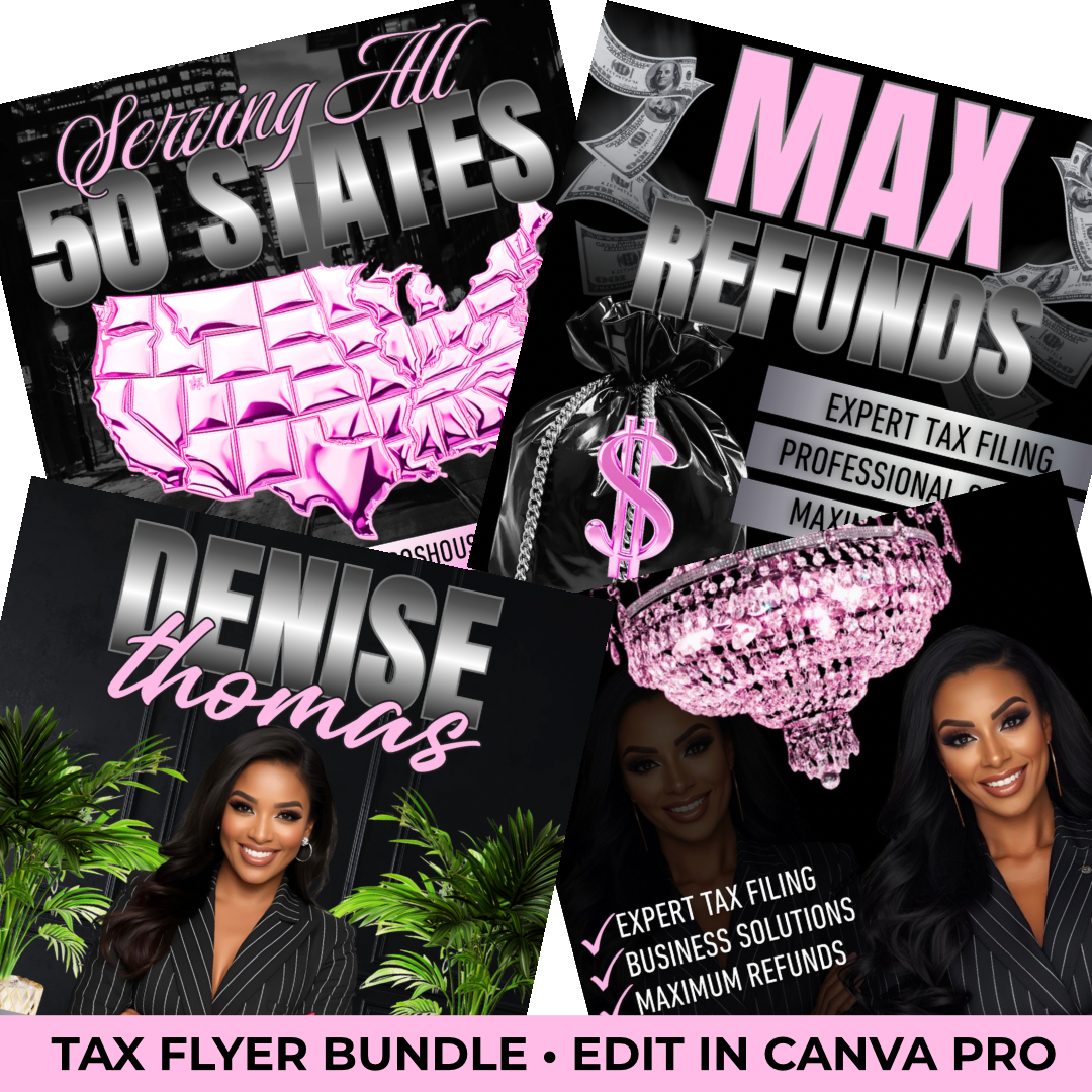 Tax Flyer Bundle – Posh Design Co.