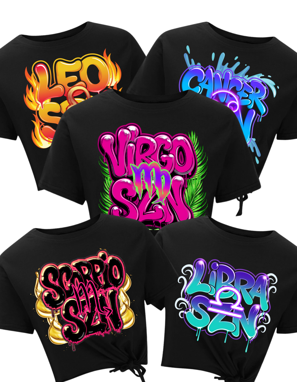 Zodiac Shirt Bundle – Posh Design Co.